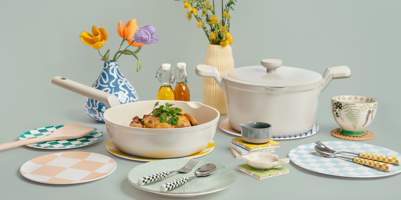 Swiss ILAG Nonstick Pot And Pan Skillet | Cooking Frying Wok For All ...