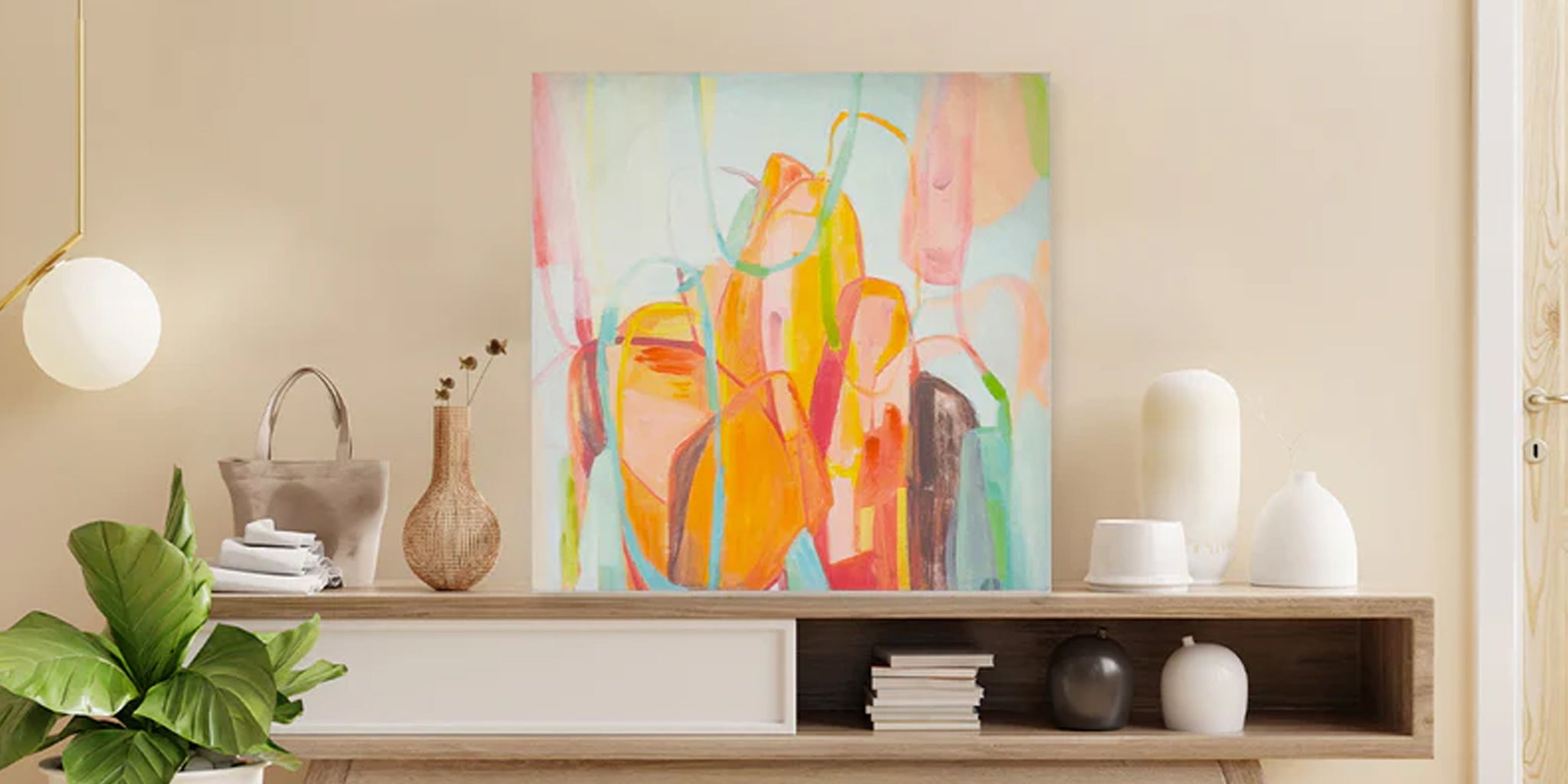 Affordable Textured Hand Paint Wall Art | Under 1m | Shop By Wall ...