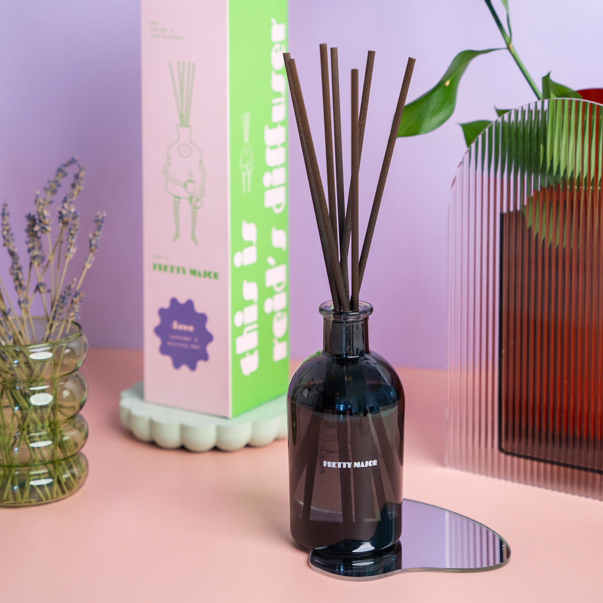 Reed Diffuser | Dawn: Lavender & Morning Dew | Pretty Major Home